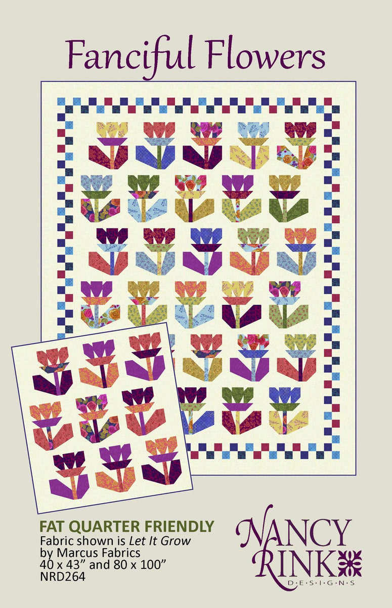 Fanciful Flowers - Nancy Rink Designs – Quilting and Crafts by Mercer