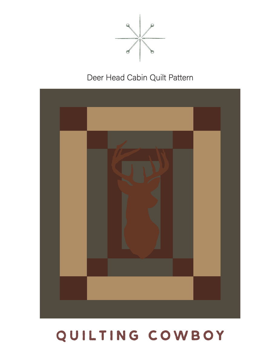 Deer Head Cabin Quilt - Dale Allen-Rowse - Quilting Cowboy – Quilting ...